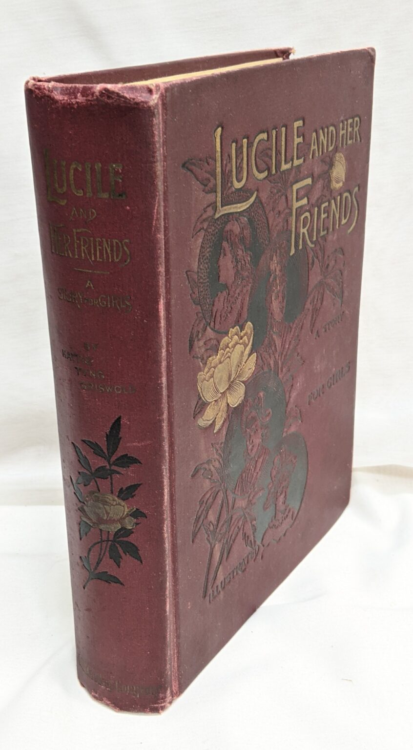 Lucile and her Friends Book | 1897 | Red Cover with Gilt | Griswold ...