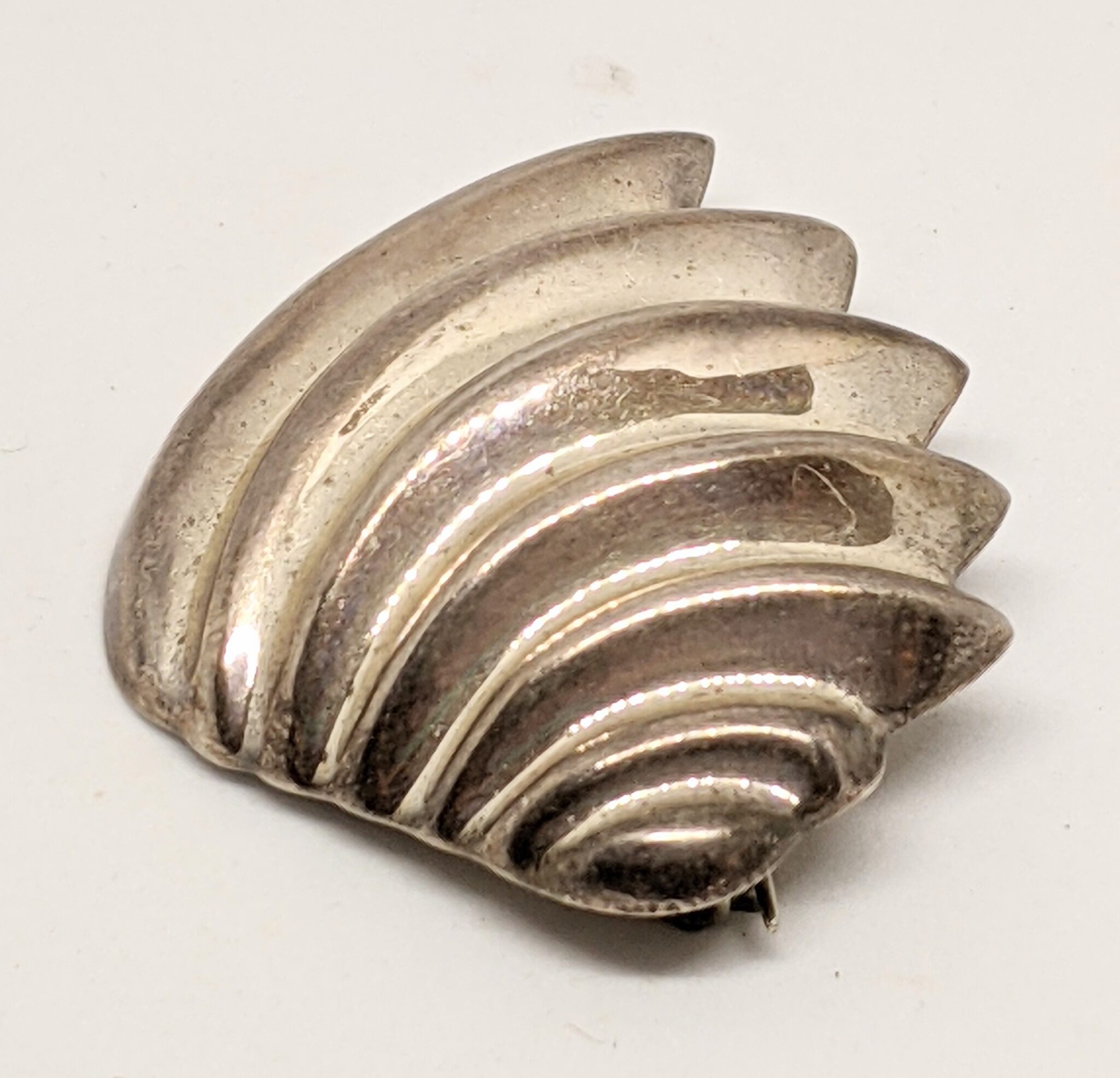 Vintage Mexican Sterling Silver 925 Conch Shell Pin Brooch | MM-34 ...