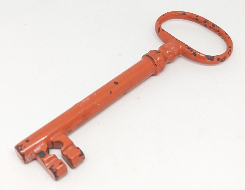 Antique Cast Iron Large Skeleton Key | Barn House Gate Park | 5 1/2 ...