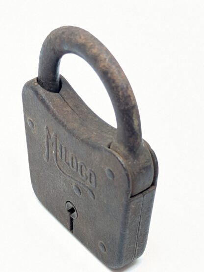 Miloco 6 Levers Padlock Stamped Steel body | No Key | By Miller Lock Co ...