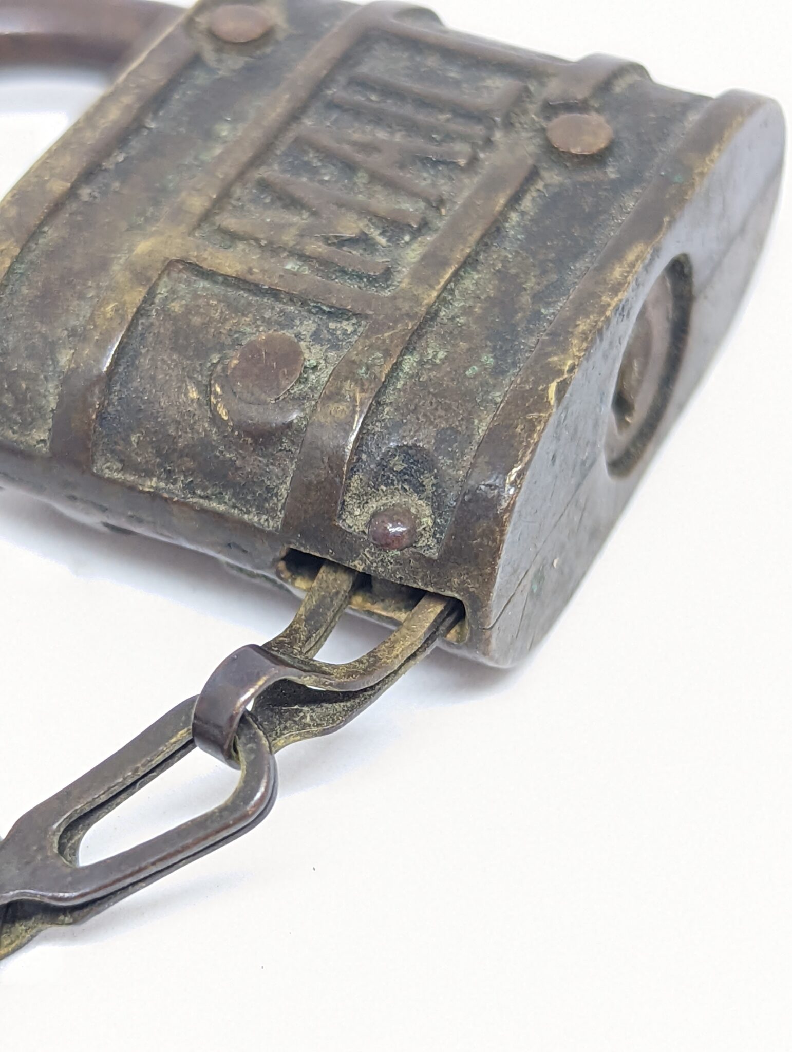 RFD Mail Postal Brass Vintage Padlock with Chain | No Key | 24031 ...