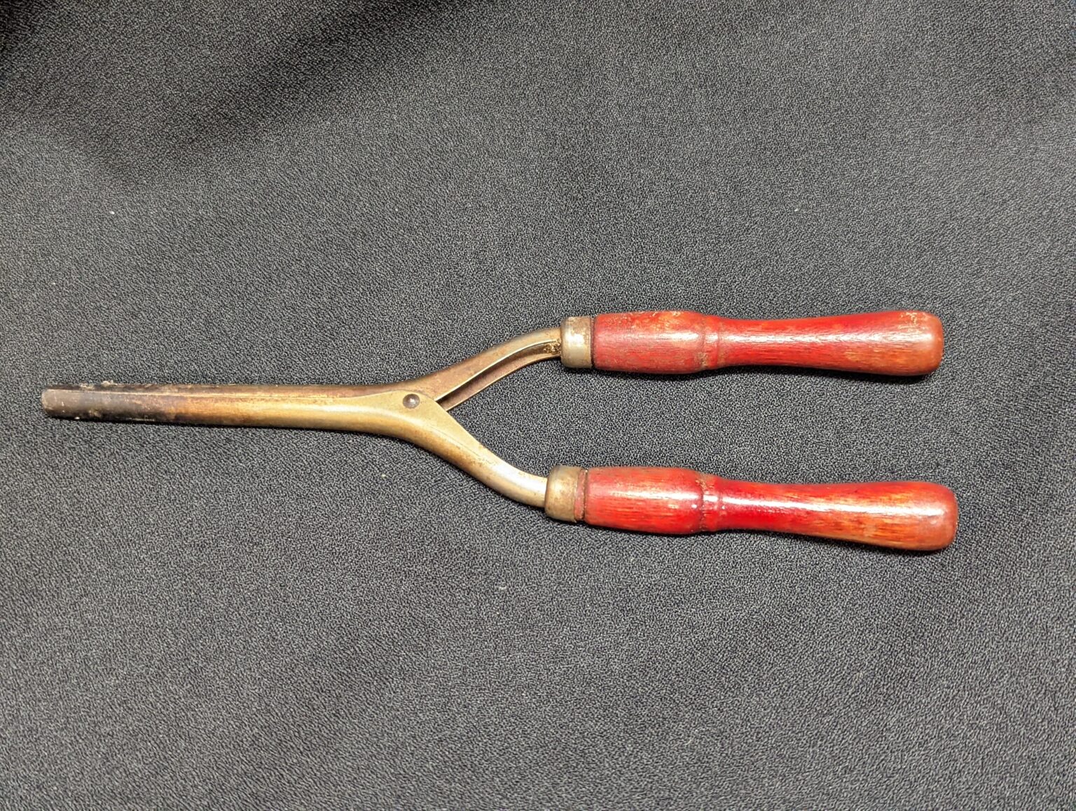 Antique Hair or Mustache Curling Iron | Turned Wooden Handles | 23993 ...
