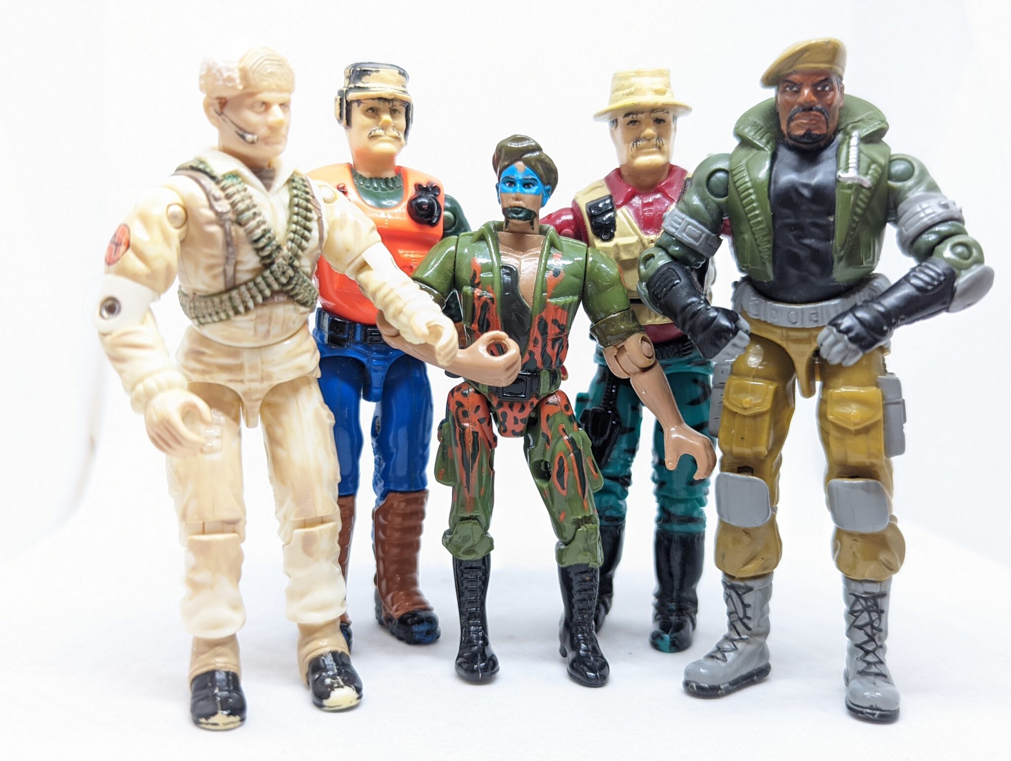 Set of 5 Action Figures | GI Joe | Big Ben | Safari Stryker Jonny Quest ...