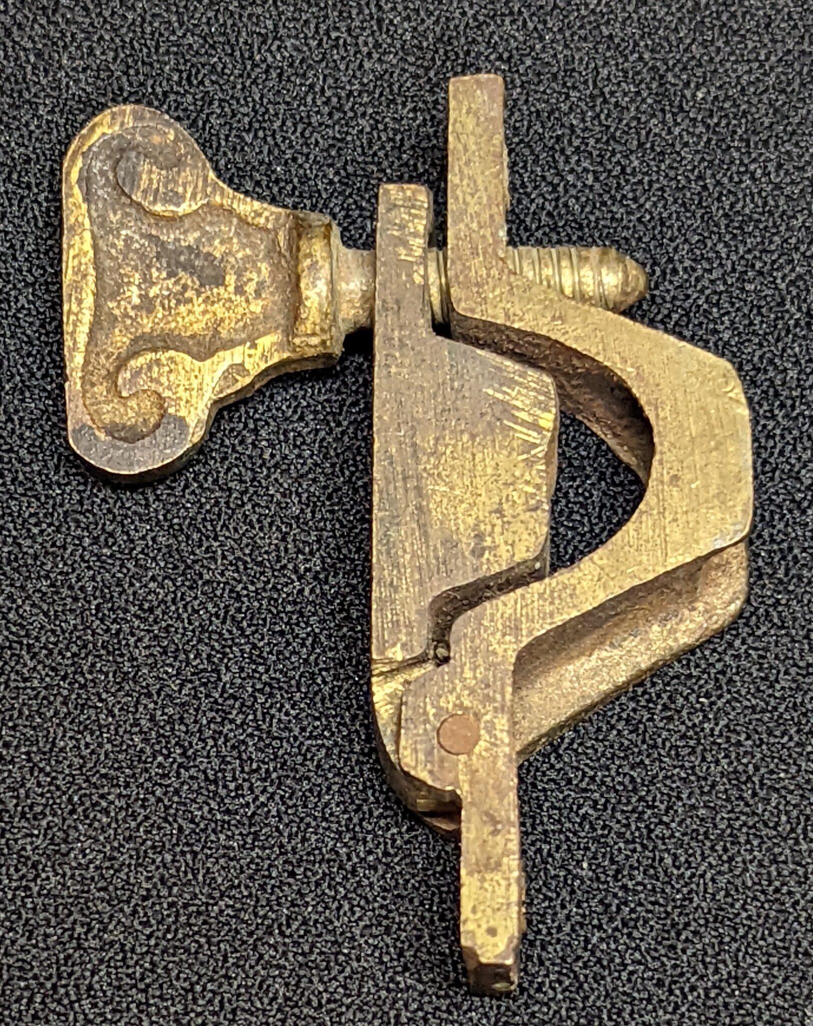 Unusual Brass Screw Lock and Key Set | Vintage Hinged Padlock | 24144 ...