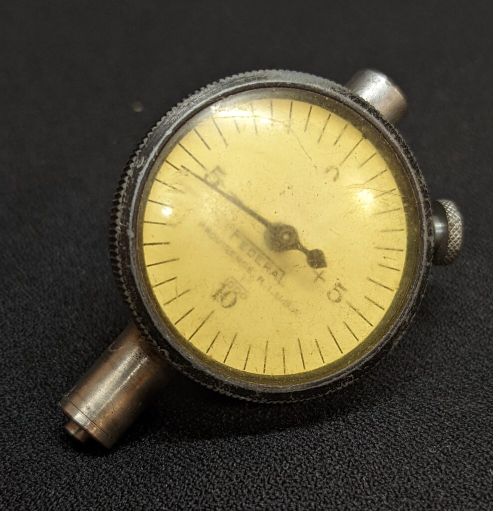 Federal Dial Thickness Indicator Vintage | 1/1,000″ | Yellowed Crystal ...