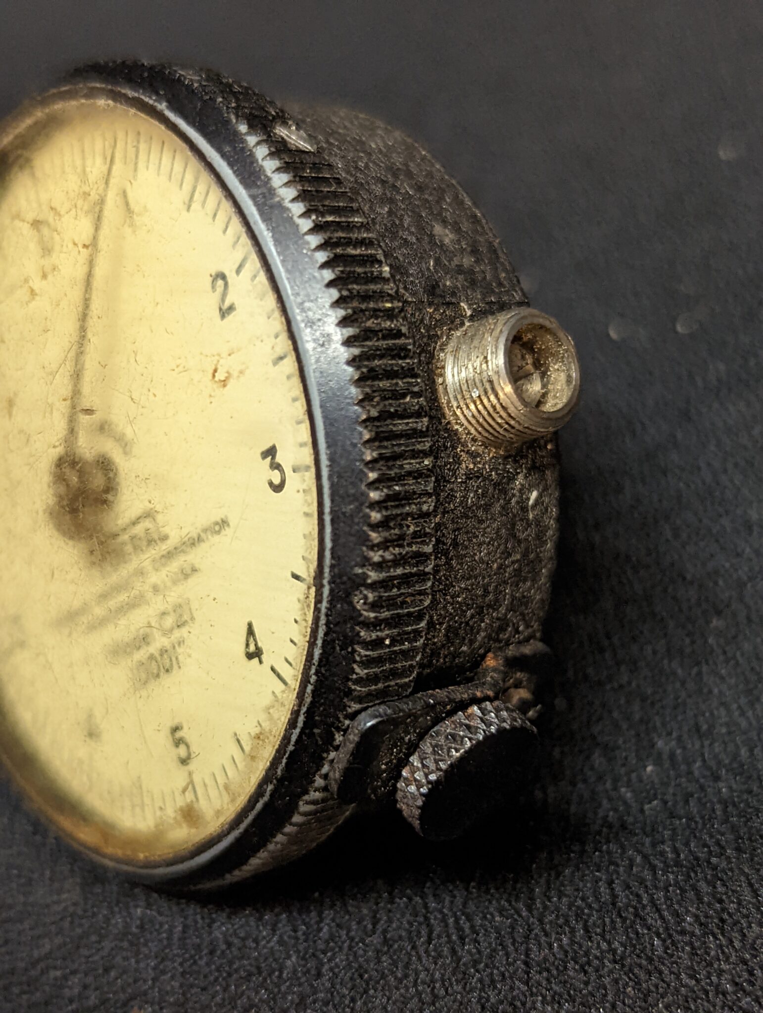 Federal C21 Dial Thickness Indicator Vintage | Full Jeweled | 1/1,0000 ...