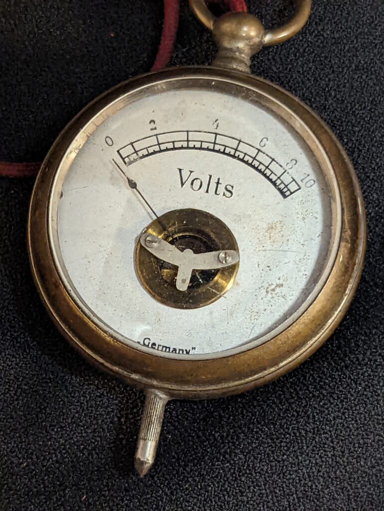 Vintage German Volt Gauge | 0 to 10 Volts | Ampere Voltage Meter ...