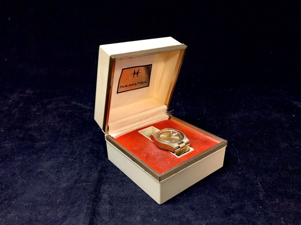 Hamilton Electronic 702 Gold Plate Wrist Watch, Orig. Mayan Calendar ...