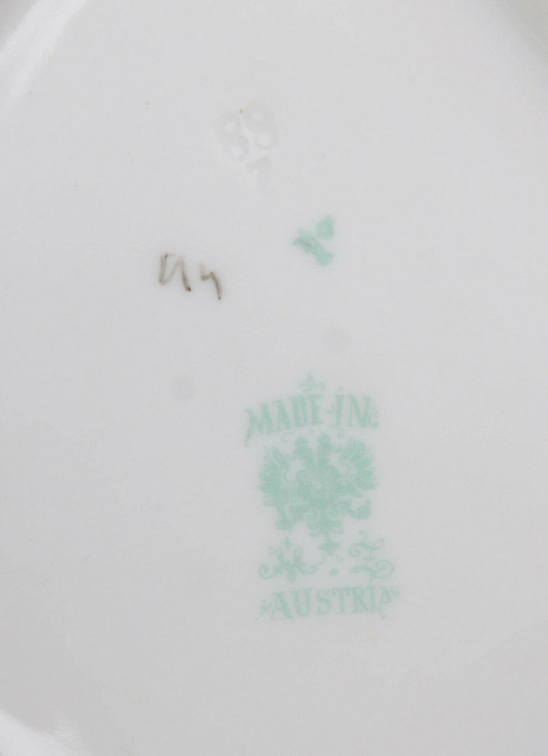 MZ Austria Moritz Zdekauer Ruffled Edge Square Serving Bowl Floral ...