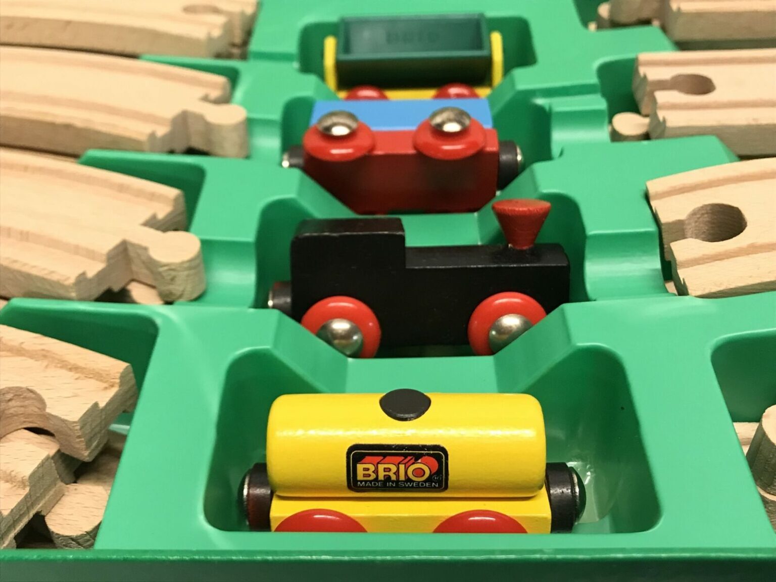 Swedish Brio Wooden Railway Play Set #3135, Complete, 1980s Vintage ...