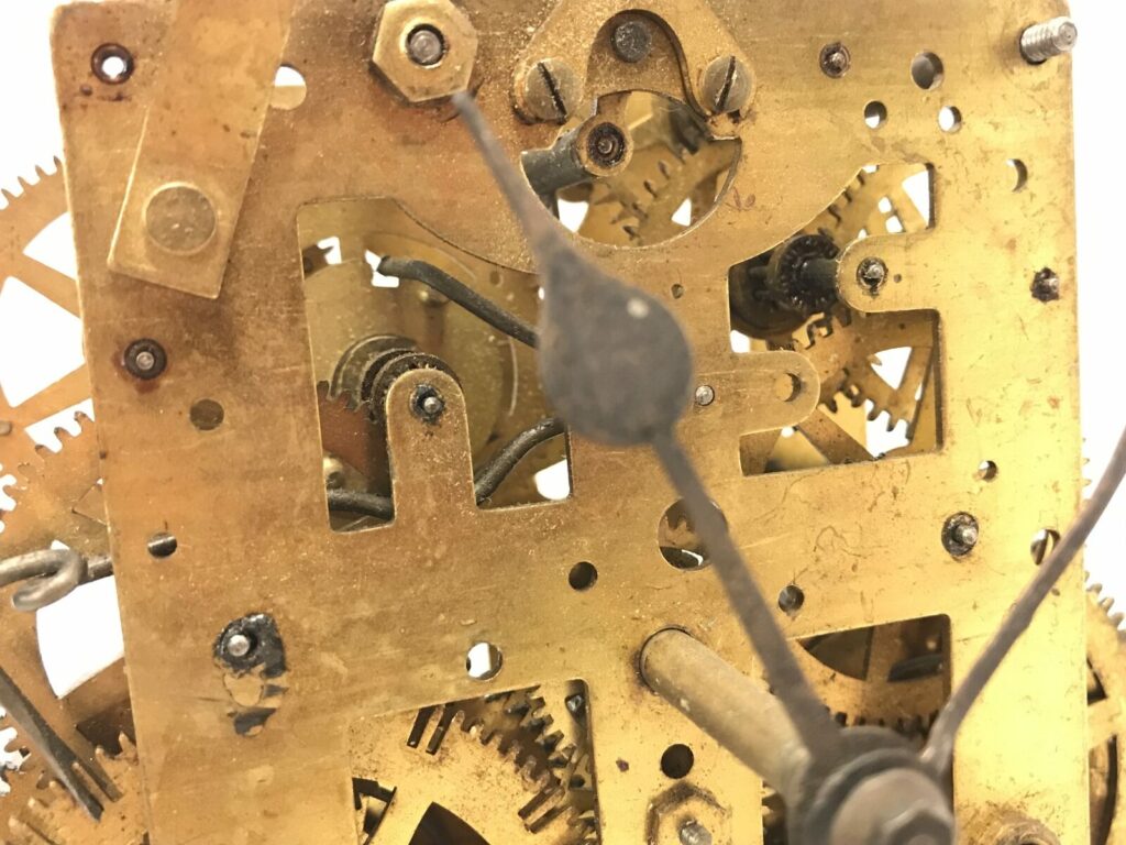 Antique Brass Mechanical Clock Movement for Parts | 22982 – Tamarack ...