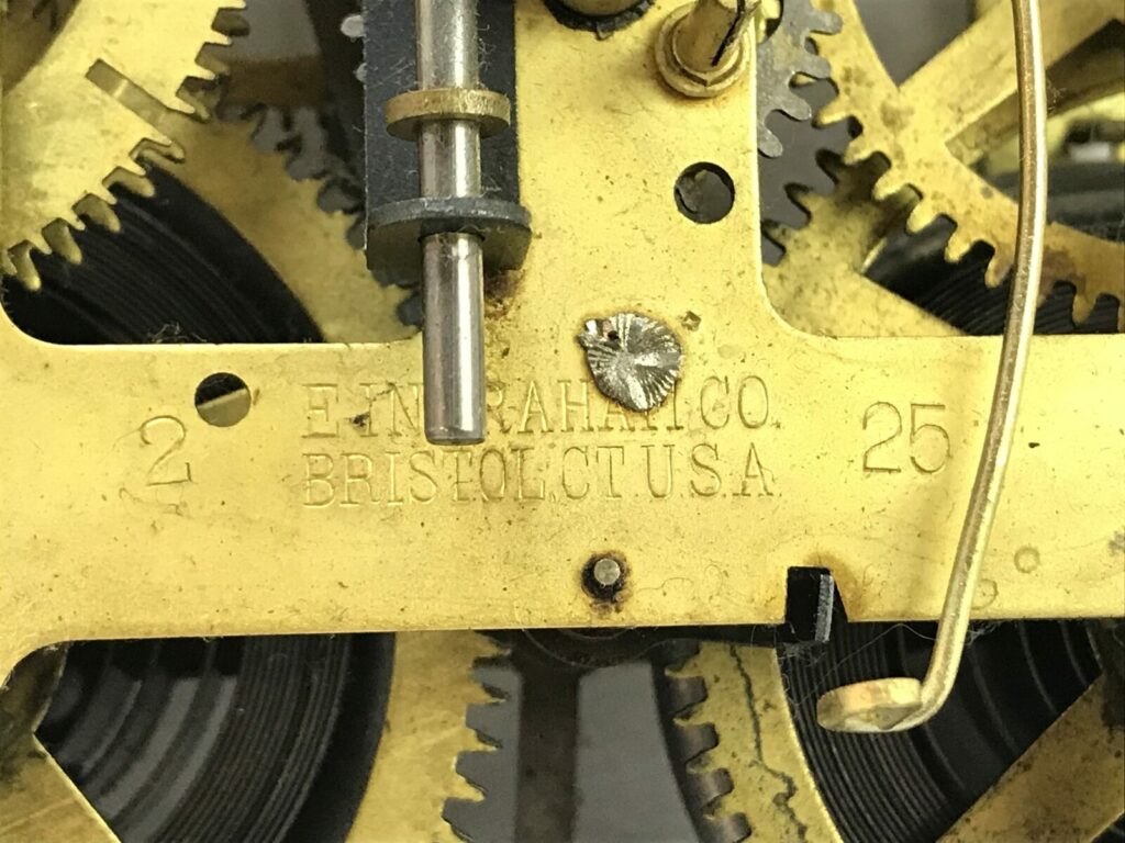 E. Ingraham 1925 Mechanical Clock Movement for Parts | ref 22940 ...