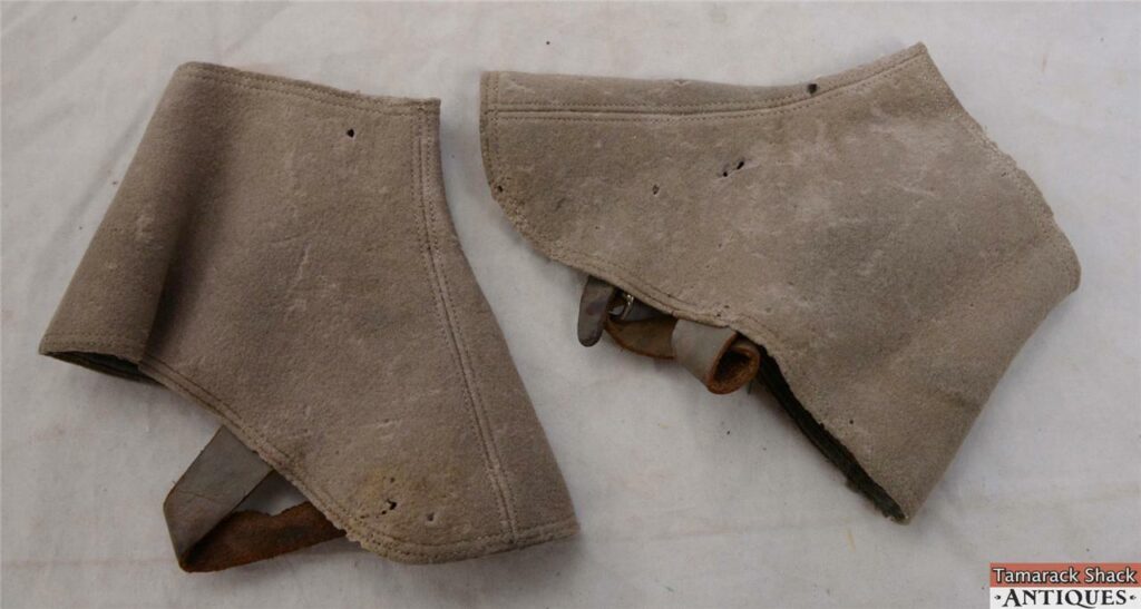 LOT 7 PAIRS Genuine Wool Felt Military SPATS Great for Reenactments ...