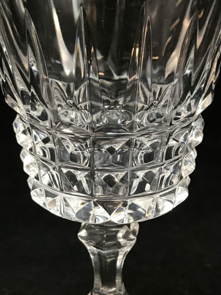5 W.M. Dalton Verite French Lead Crystal Studded Wine Stemware Glasses | 23022 – Tamarack Shack ...