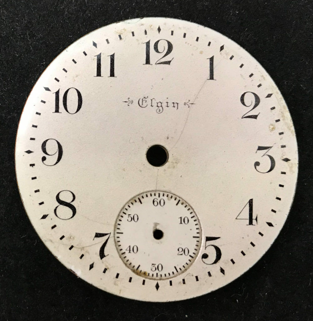 Antique Elgin 18s Formal Arabic Script Single Sunk 3FT Pocket Watch ...