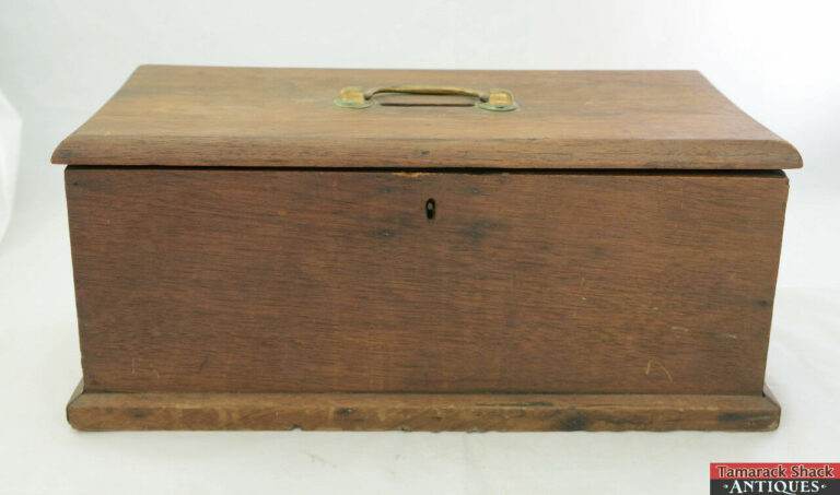 Antique Wood Oak Ballot Voting Ticket Suggestion Collection Donation ...
