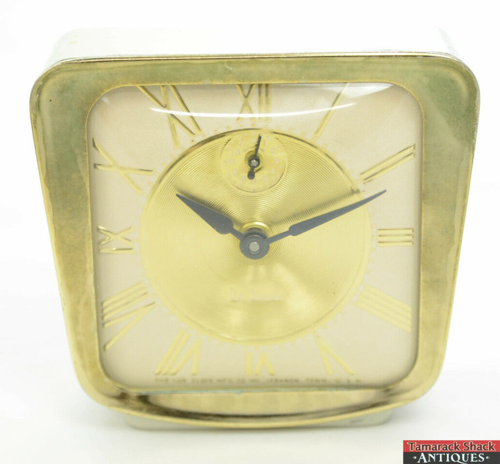 VTG Lot 4 Lux Clock MFG Co Lebanon Apollo Deluxe Windup Alarm Parts or ...