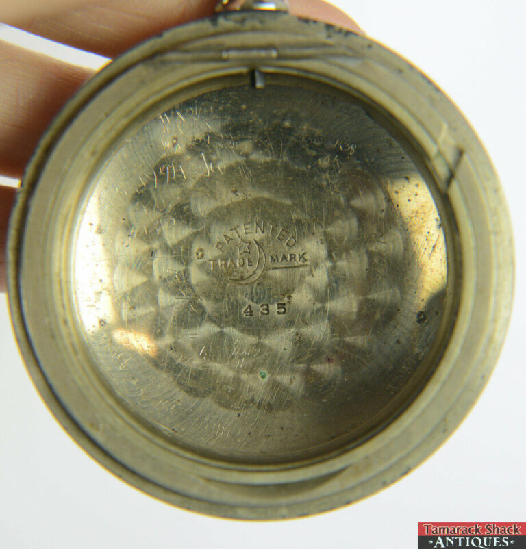 Crescent Trade Mark 18s Lever Pocket Watch Case Thick Crystal Swing Out ...