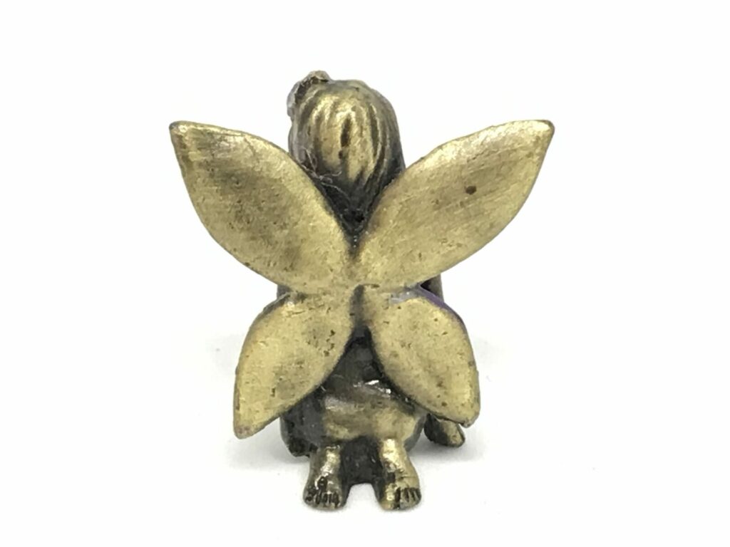 Pair of Miniature Fantasy Gamepieces, Pewter Wizard & Brass Fairy ...