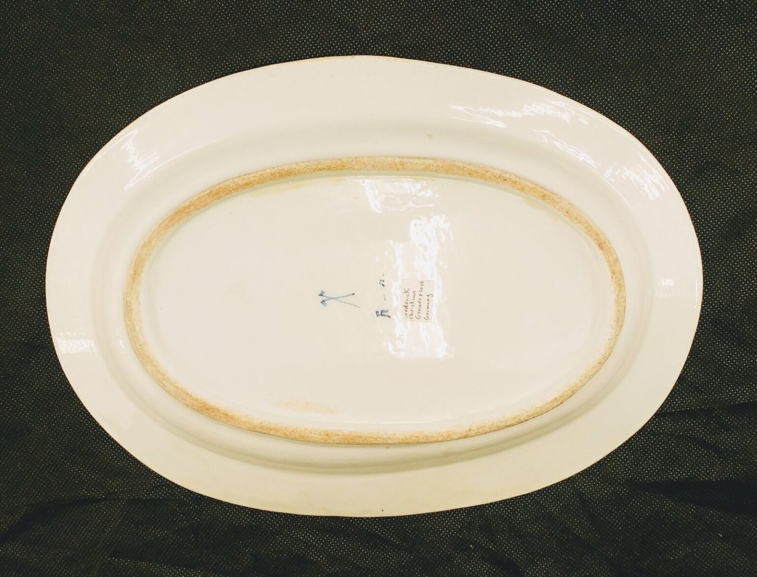 Rare Antique Porcelain Serving Dish Germany 1820-1850 Rauenstein Co ...