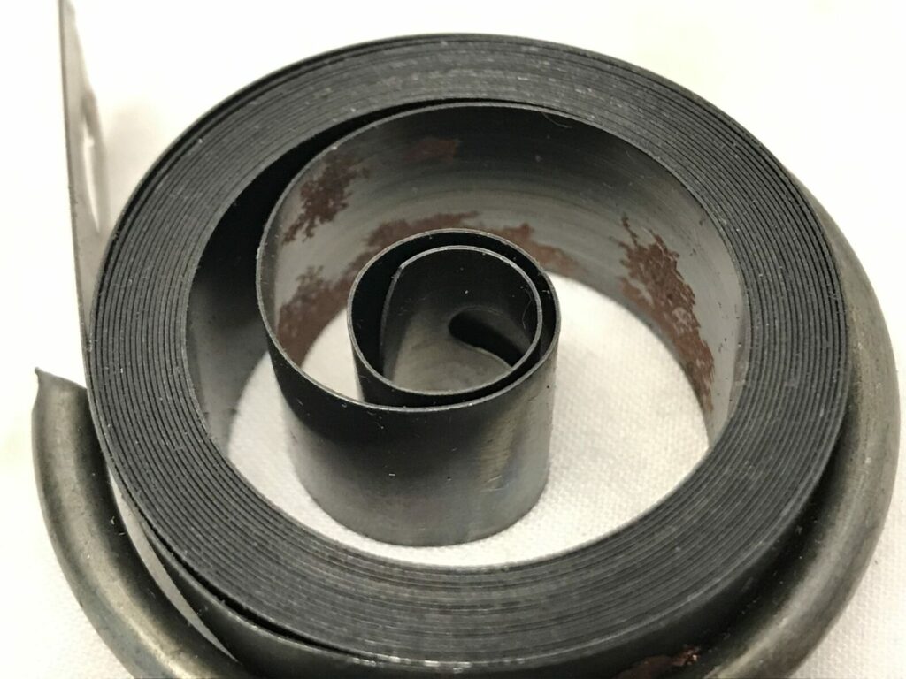 (10) Clock Mainsprings & C Retainers, 16mm Width, Repair Parts | ref ...