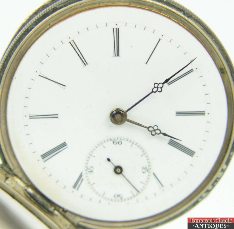 ATQ Silver Swiss G.Juvet Geneva KW/KS Pocket Watch 4 Repair Glass ...
