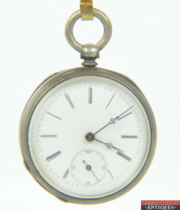 ATQ Silver Swiss G.Juvet Geneva KW/KS Pocket Watch 4 Repair Glass ...