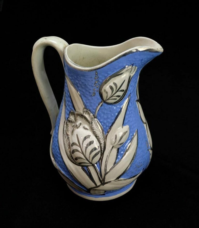 Antique James Dudson Tulip Pitcher Ceramic Hanley England c1860 Sky ...