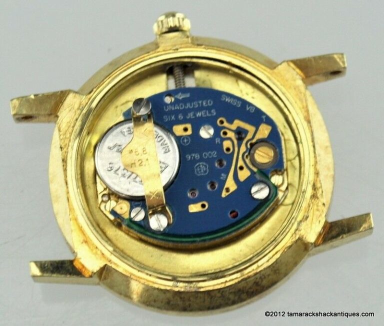 VTG Courreges Paris Ladies Watch Diagonal Stripe Dial For Repair ETA ...