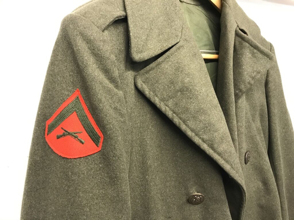 WWII USMC United States Marine Corps Wool Military Overcoat | 21866 ...