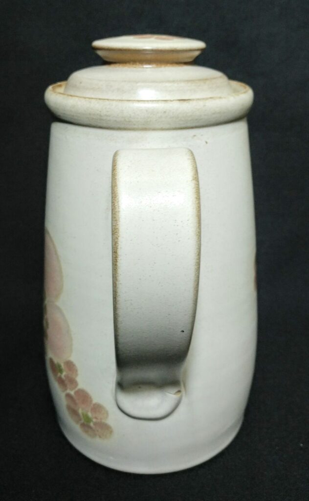 Denby Pottery Gypsy Pattern 9.5" Coffee Pot w/Lid Handcrafted England ...