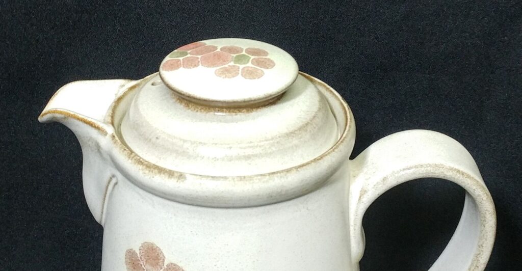 Denby Pottery Gypsy Pattern 9.5" Coffee Pot w/Lid Handcrafted England ...
