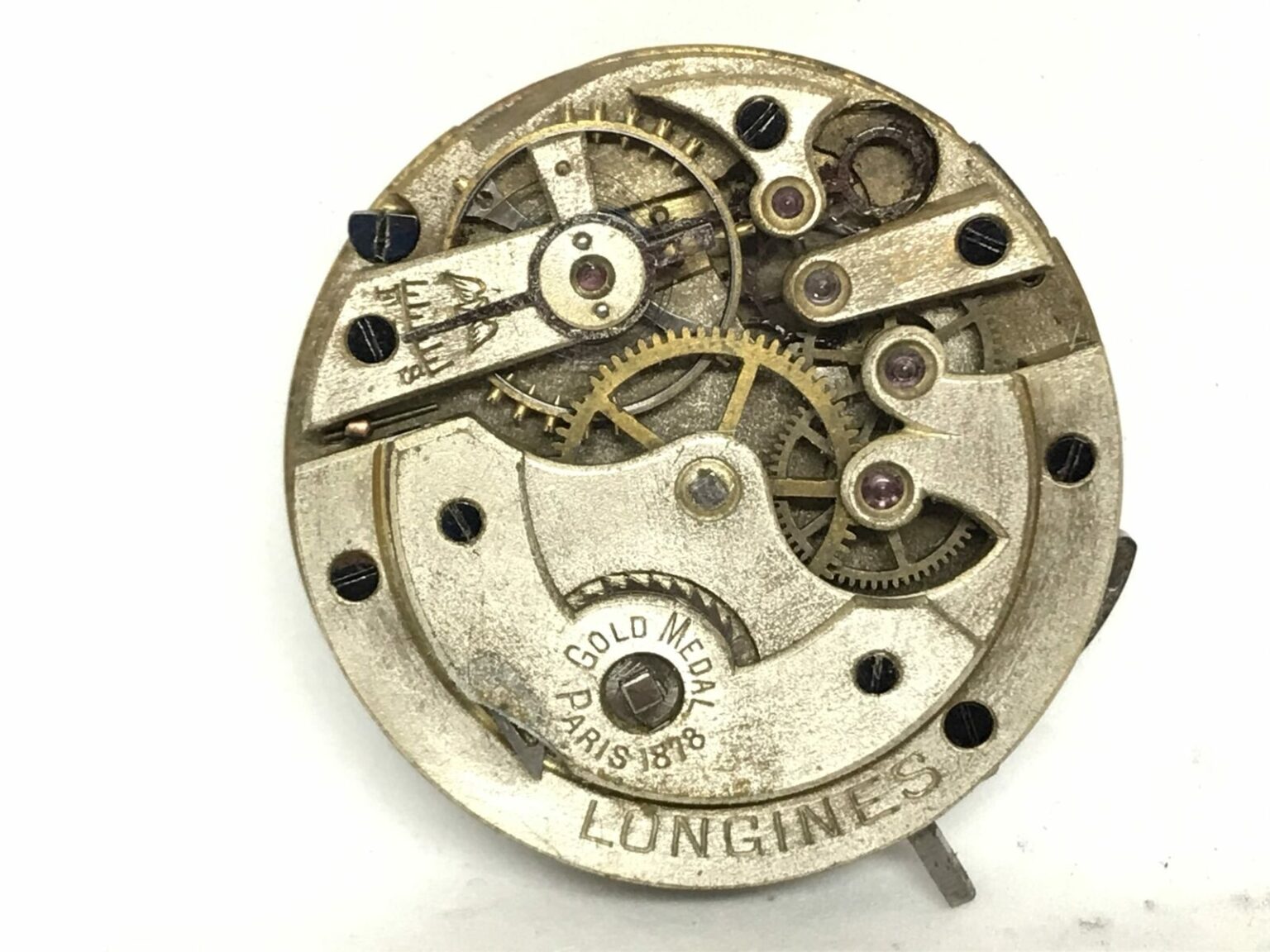 Longines Gold Medal 1878 Pocket Watch Mov’t Excellent Dial, Parts ...