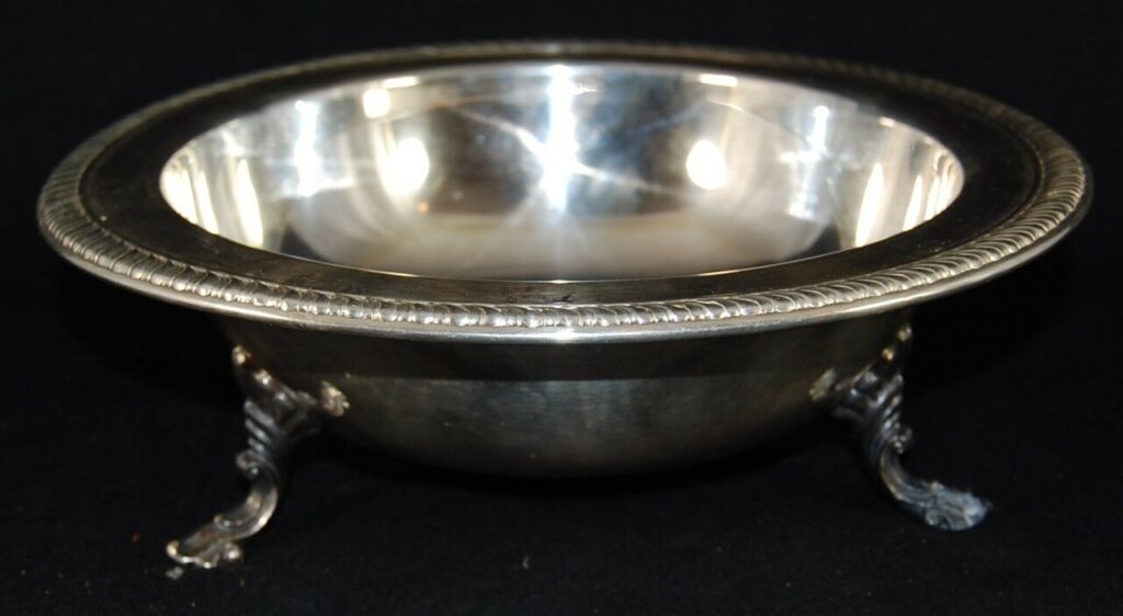 FB Rogers Silver Plate Rope Edge Footed Center Bowl – Tamarack Shack ...
