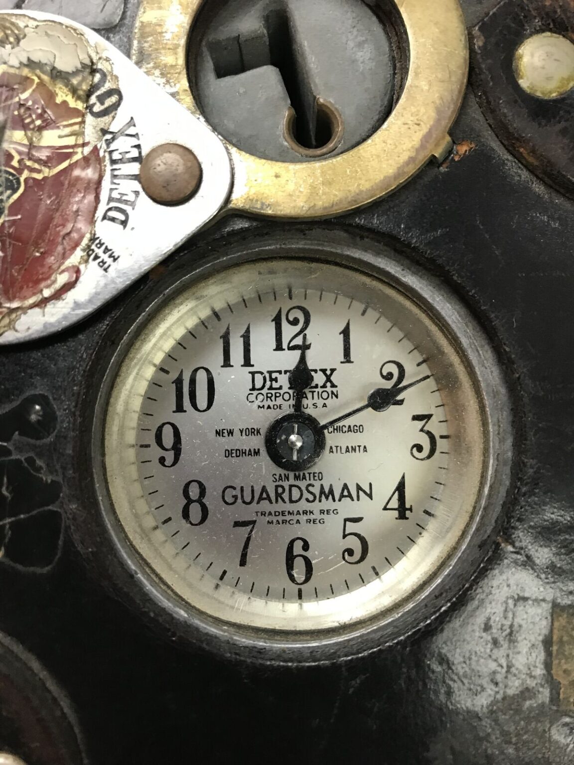 Vintage Detex Guardsman Watchclock, Leather Carry Case Nice Condition ...