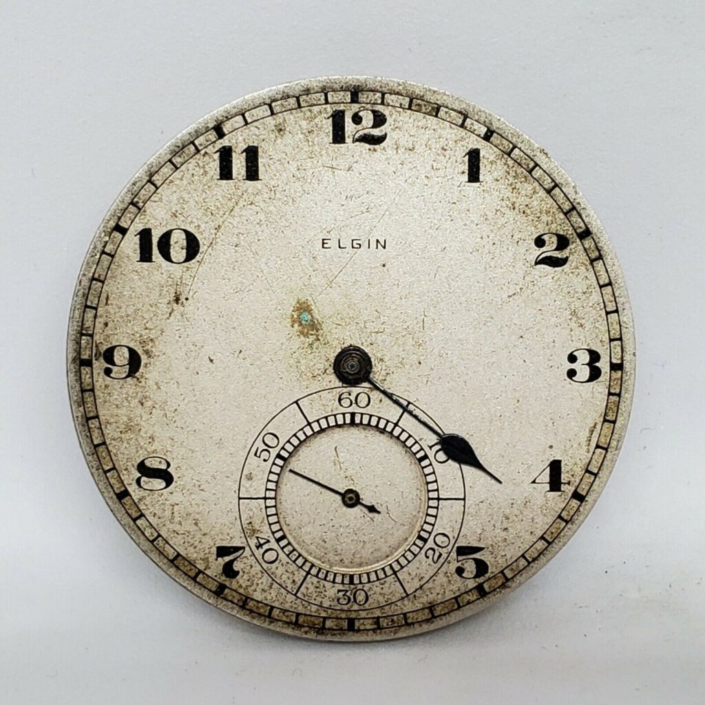 1920 Elgin 12S Grade 384 OF Pocket Watch Movement | Parts or Repair ...