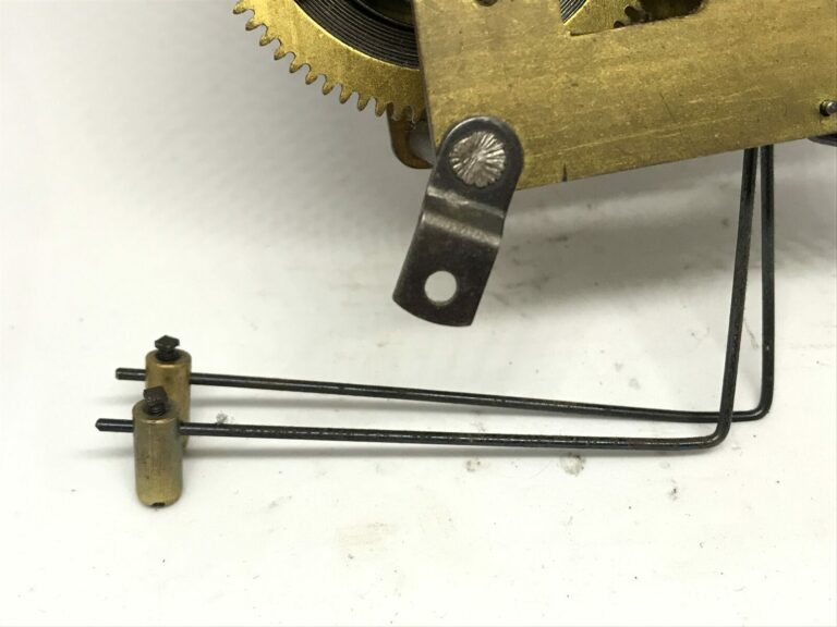 Antique Brass Mechanical Dual-Chime Clock Movement for Parts | 22981 ...