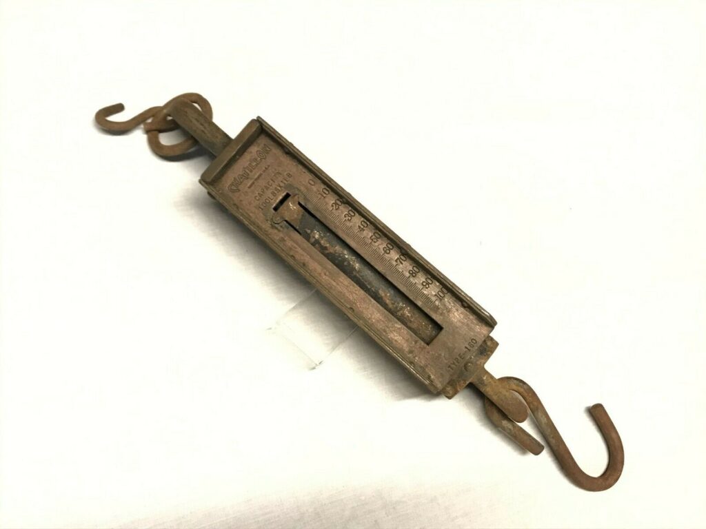 Antique Chatillon Type 160 Hanging Spring Scale | 100 Pound Capacity ...
