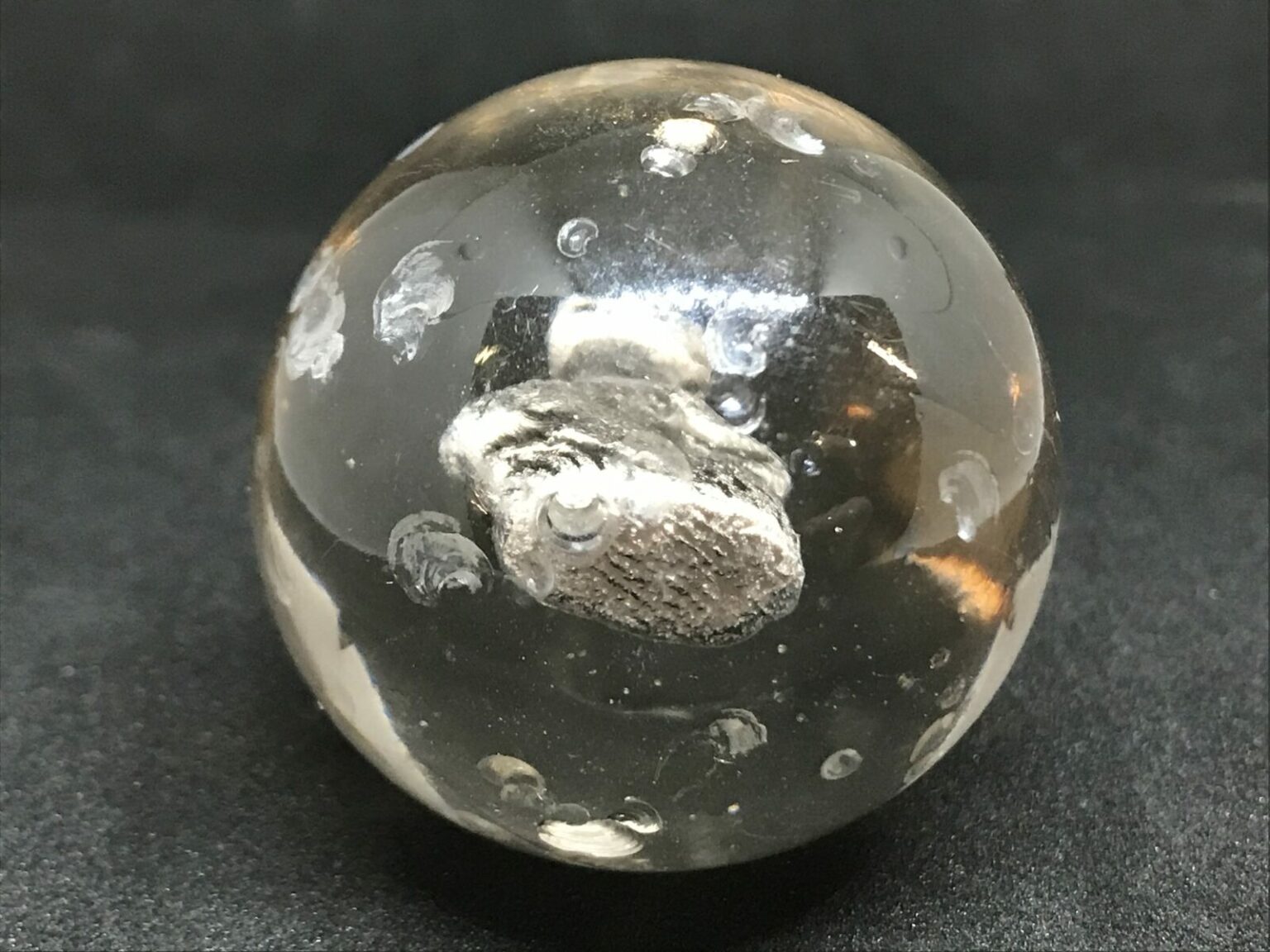 Antique German Sulfide Marble with Horse Figure, 42mm Diameter | 23423 ...