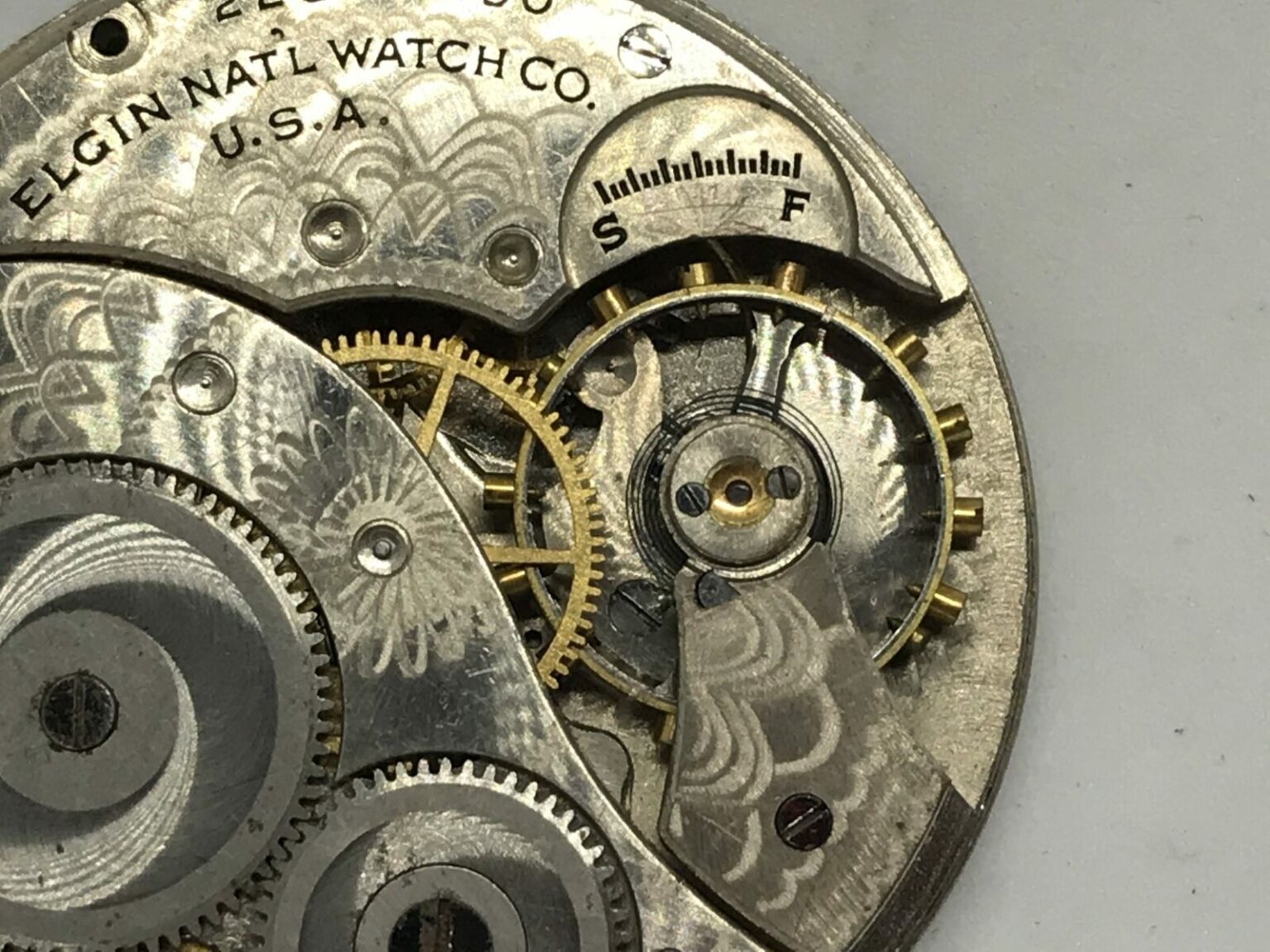 Elgin 12s Ca.1920 Mod.3 7j Pocket Watch Movement for Parts/Repair | ref ...