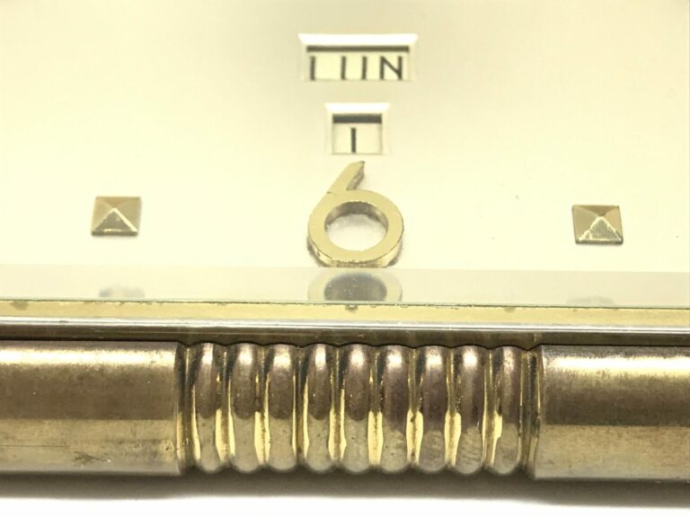 General Motors 1955 Heavy Brass Commemorative Calendar Imhof Clock ...