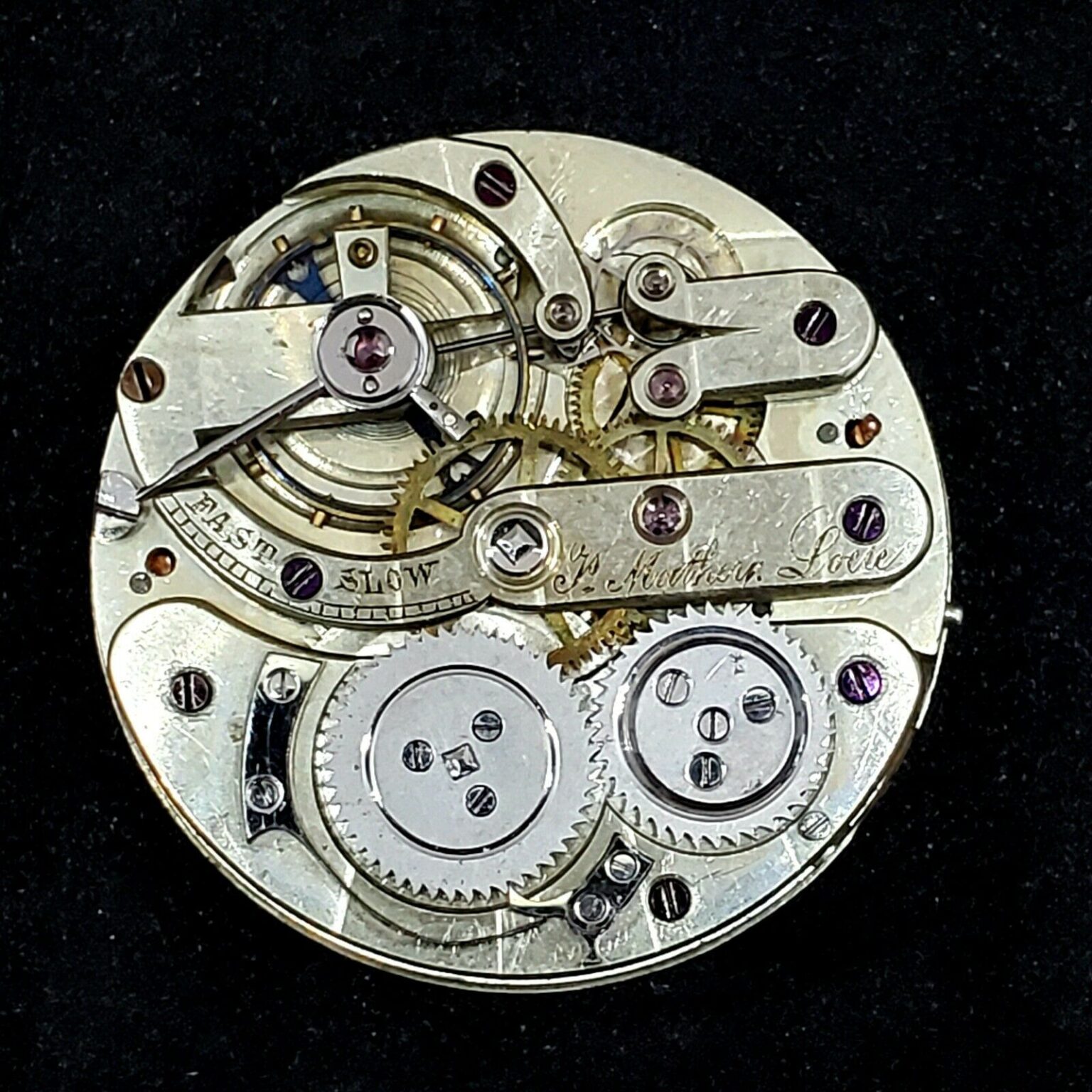 Antique Swiss Cylindre 8 Rubis Pocket Watch & Gold Fill Case | Good ...
