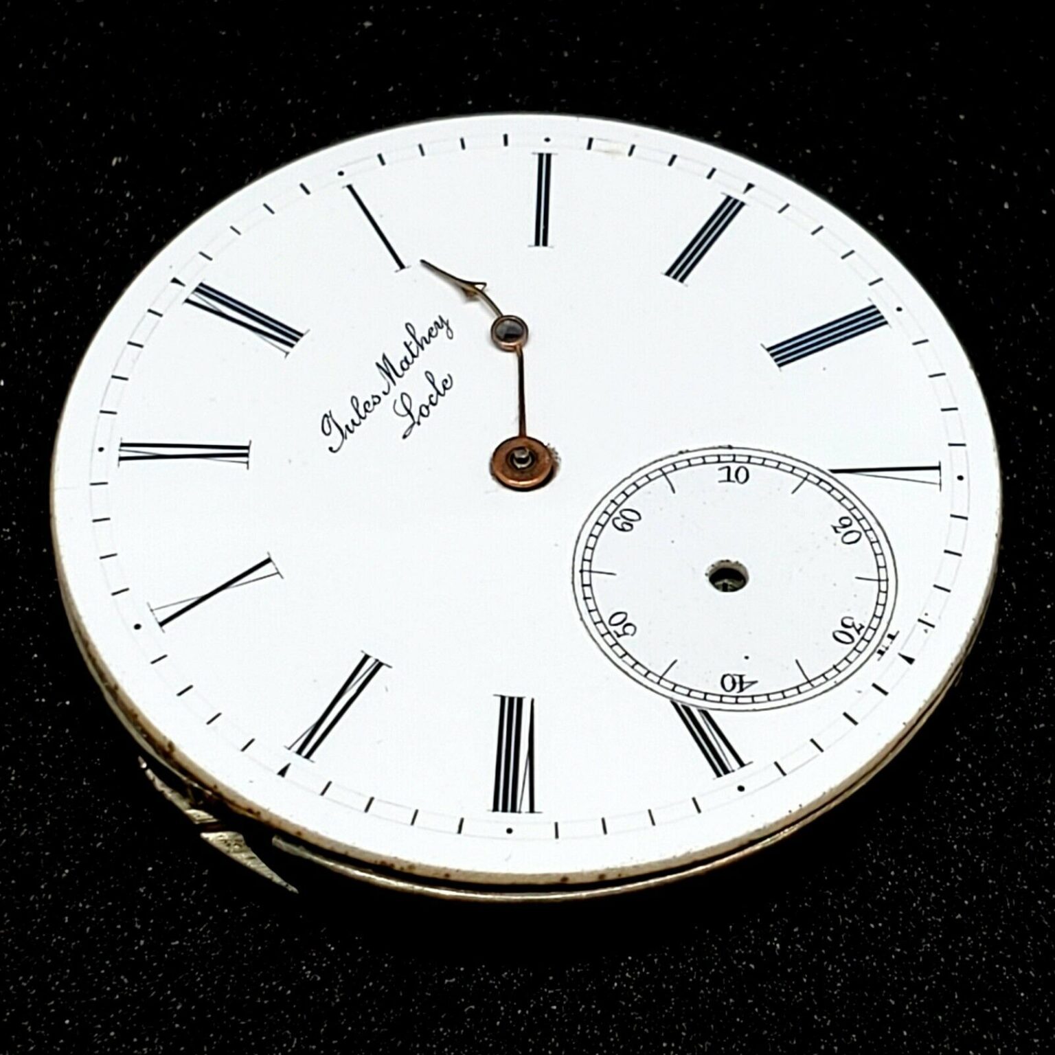 High Grade Jules Mathey Locle 35.7mm Swiss HC Pocket Watch Movement ...