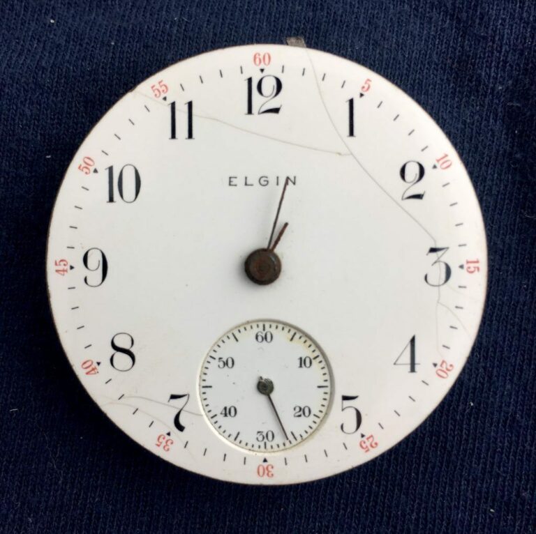 1888 Elgin 18s Pocket Watch Movement Grade 96 Metal Dial | Repair or ...