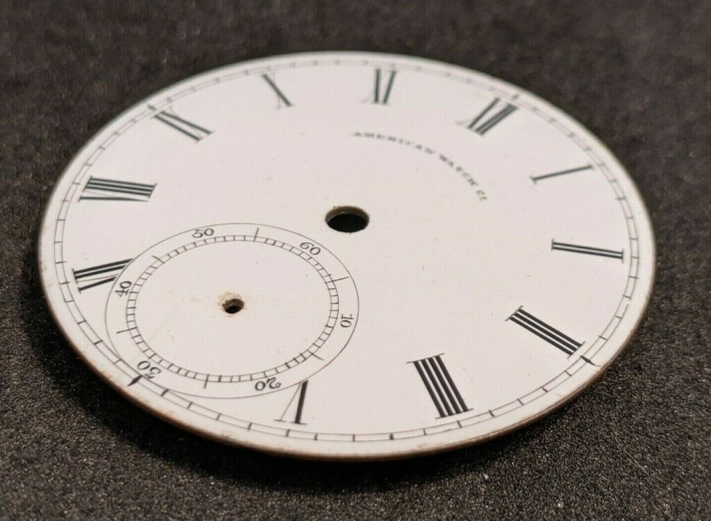 18s American Watch Co Pocket Watch Dial | Roman Numerals | 22910 ...