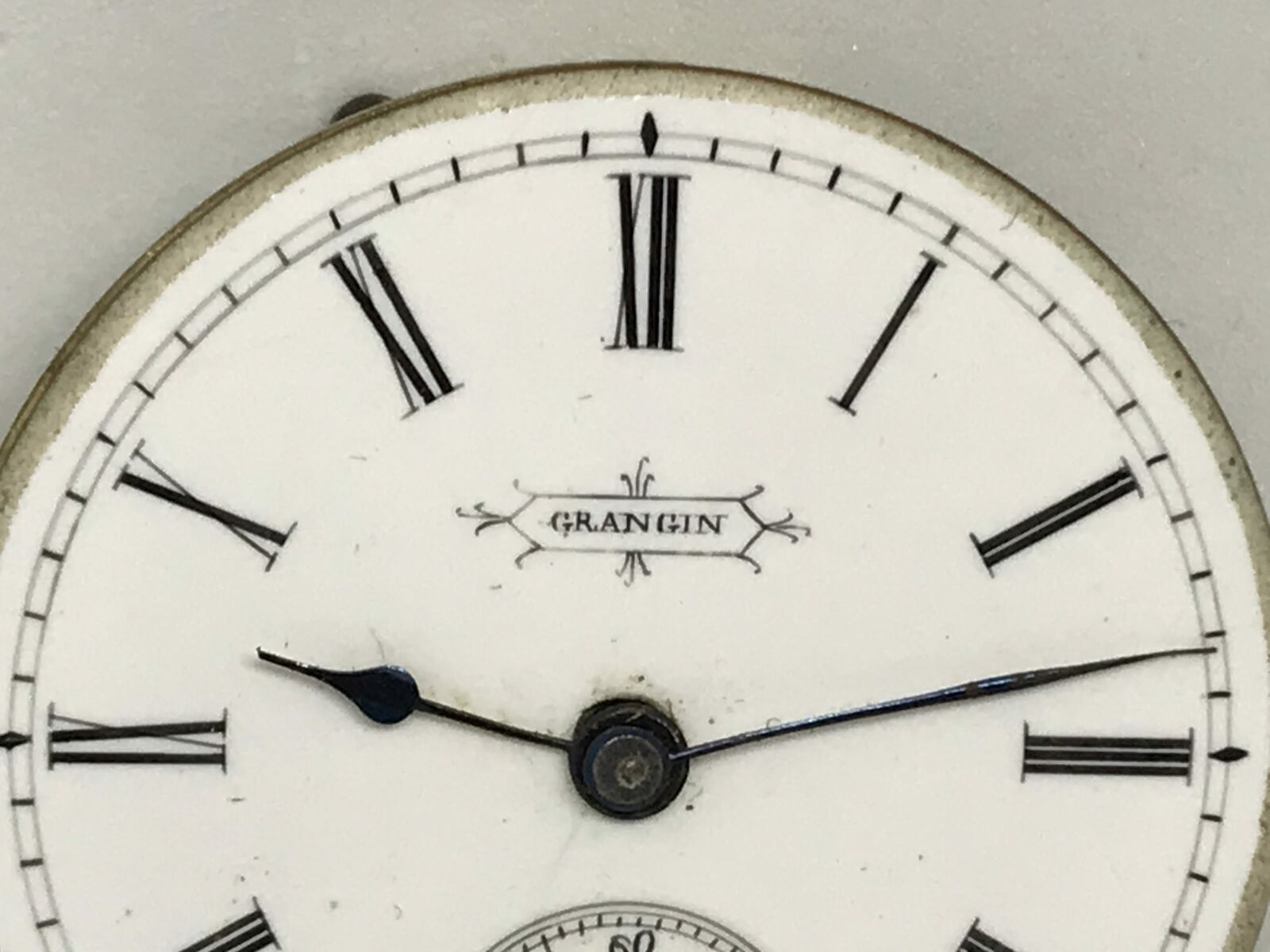 Grangin Watch Co. Pocket Watch Movement & Dial, Hands | Parts/Repair ...