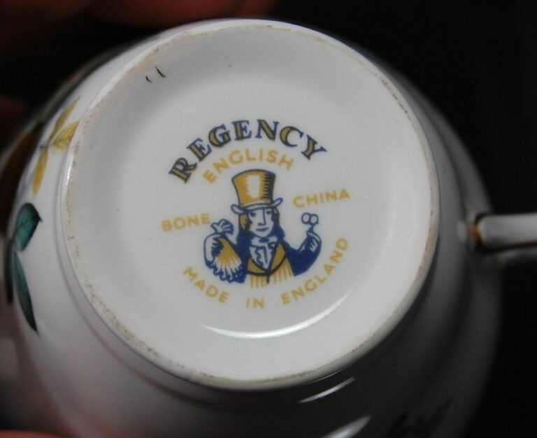 REGENCY ENGLISH BONE CHINA HARVEST BOUQUET CUP SAUCER – Tamarack Shack ...