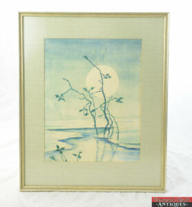 VTG 1950-60s ORIGINAL Watercolor Painting Ellen Eilers Early Work ...